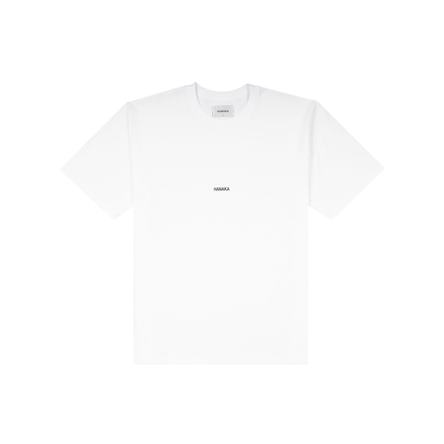 PRINT LOGOS WHITE TEES – Hanaka